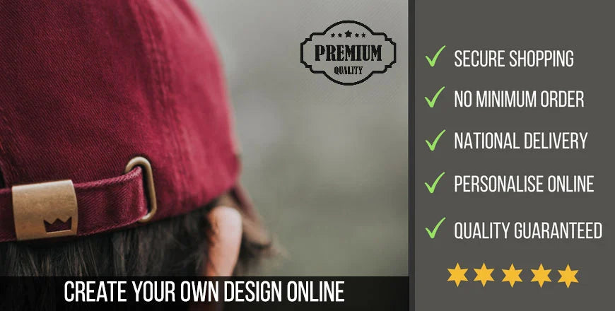 Personalised Embroidered Caps, Beanies, Hats and Headwear Online– GetCapped